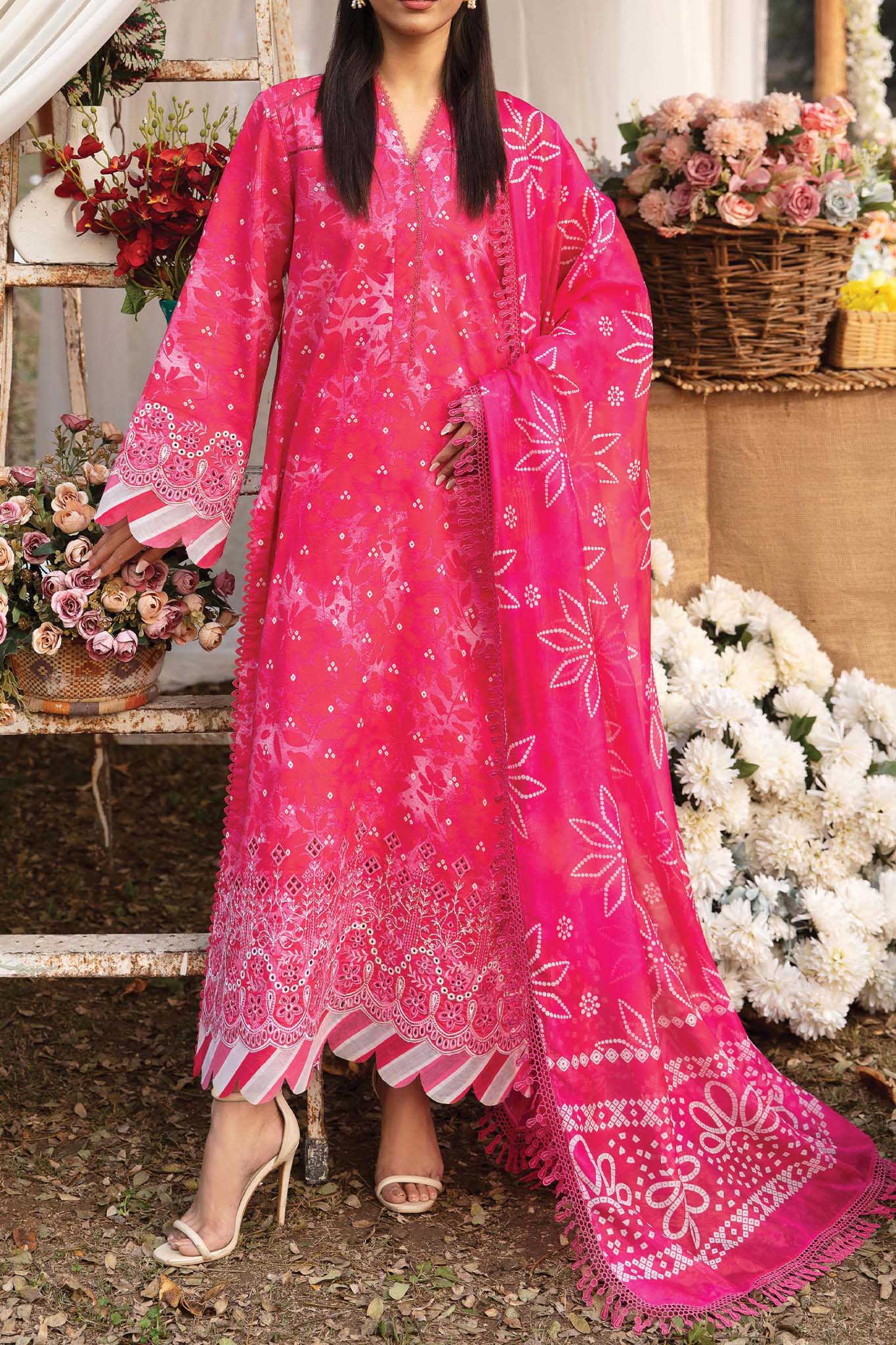 Ayzel Summer Dream Unstitched 3 Piece Lawn Vol-01 Collection'2024-AZL- – Bagallery
