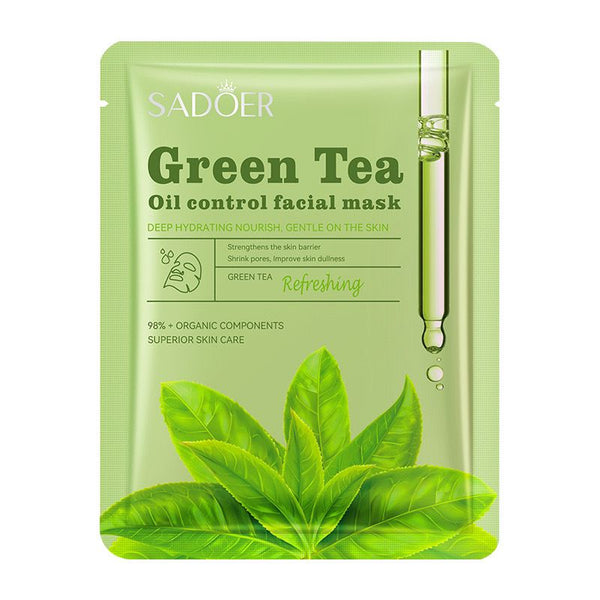 SADOER - Green Tea Oil Control Facial Mask – Bagallery