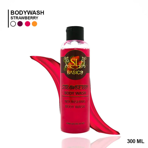 SL Basics - Strawberry Body Wash Bottle - 300ml – Bagallery