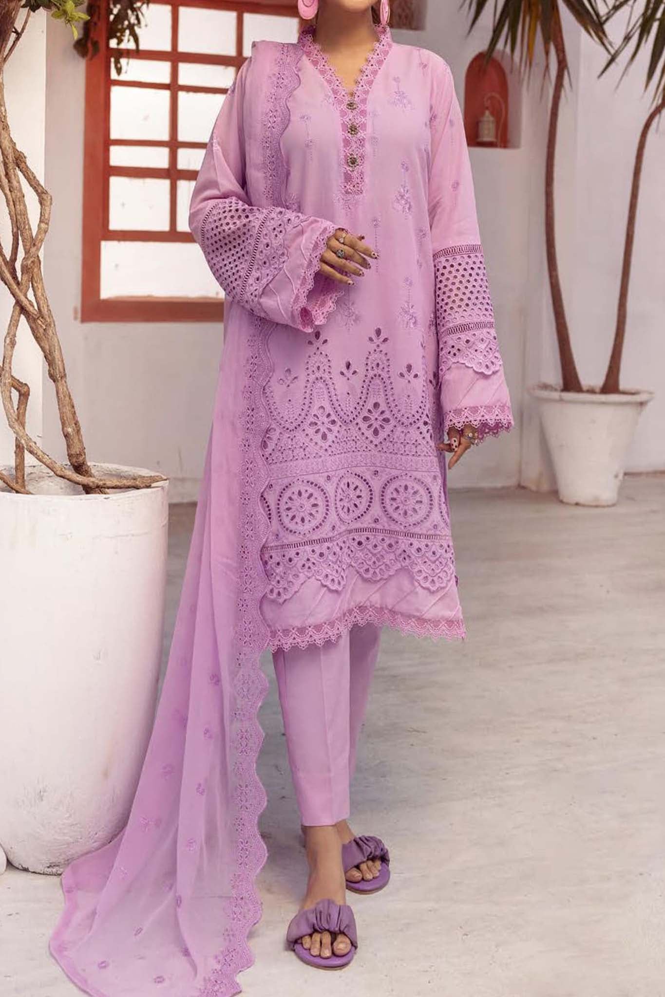 Mahee's by Riaz Arts Unstitched 3 Piece Emb Swiss Collection'2023-MS-0 ...