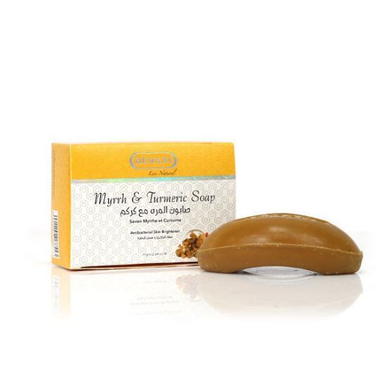 Hemani Herbals - Hemani Myrr & Turmeric Soap 75Gm – Bagallery