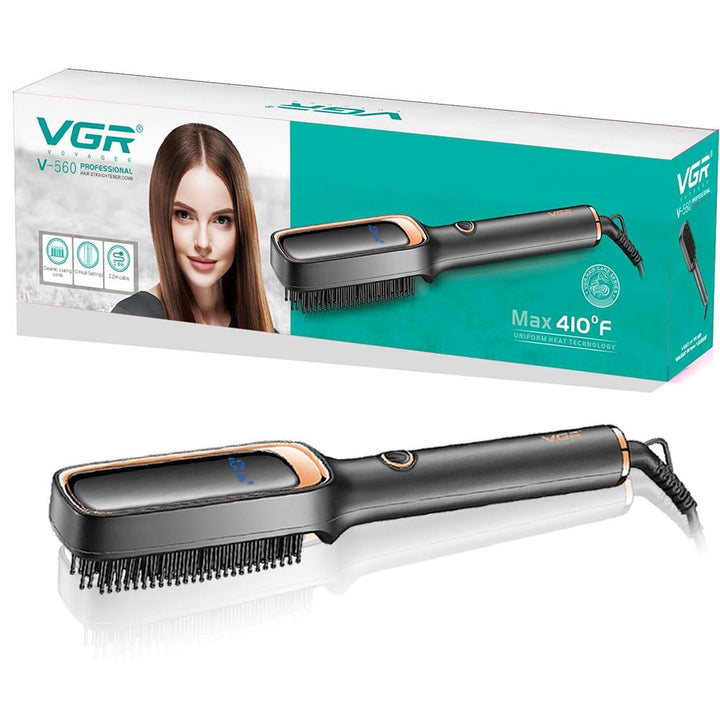 VGR - V-560 Professional Hair Straightener Brush Everyday Styling in 5 ...