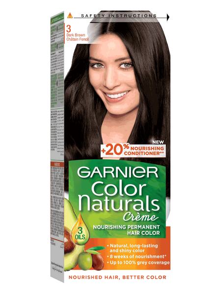 Garnier- Color Naturals 3 Dark Brown Bagallery Deals