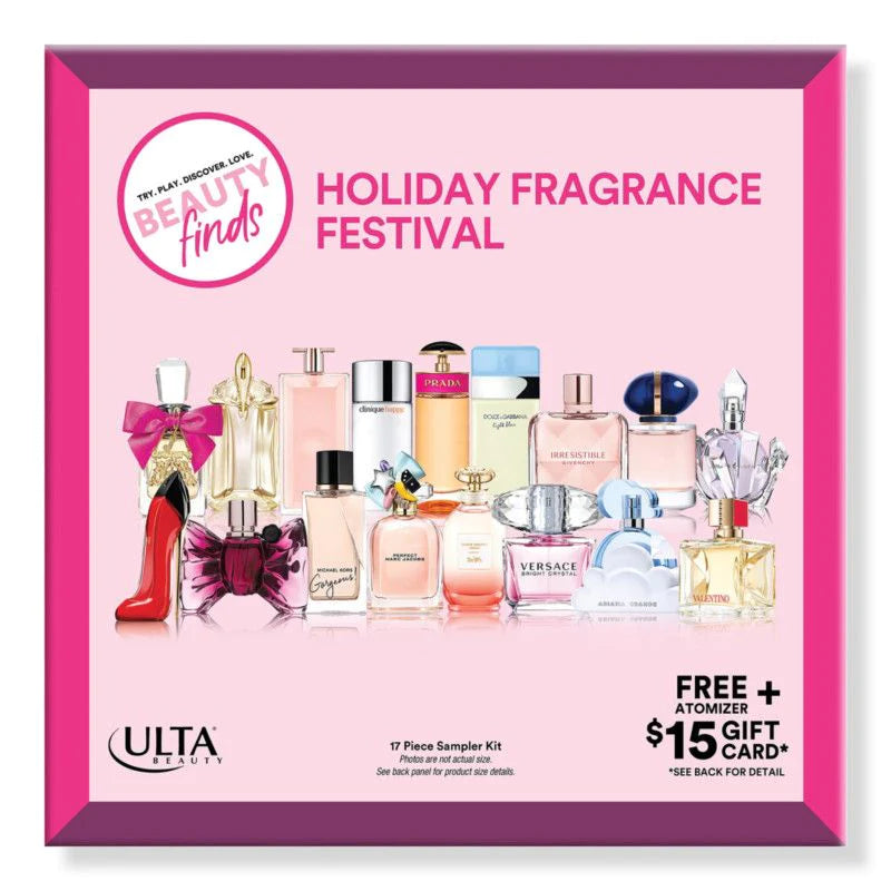 ULTA Beauty Finds 11pc Vials ATOMIZER Holiday Fragrances Gift Set ...