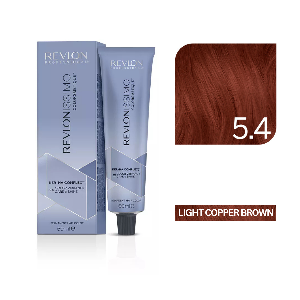 Revlon - Revlonissimo Colorsmetique™ Professional Hair Color - 5.4 Lig ...