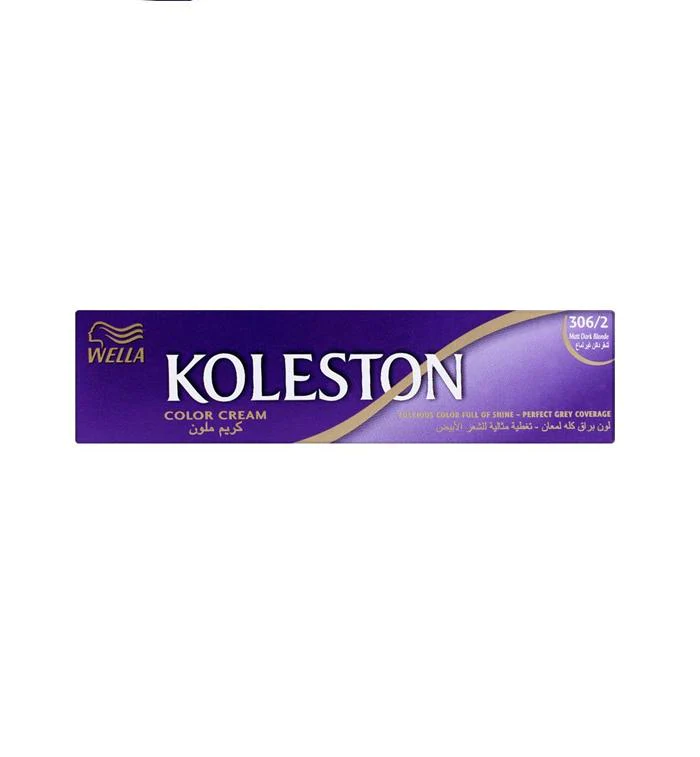 Wella- Koleston Intense Hair Color Cream Light Ash Blonde 308/1 Bagall ...