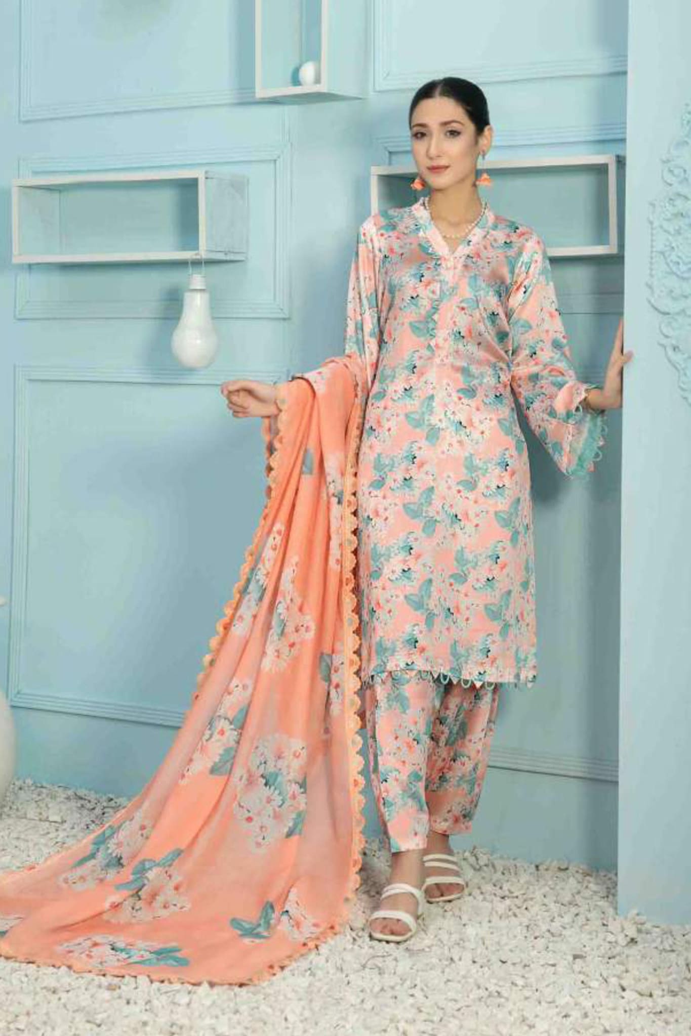 Tehreem by Tawakkal Unstitched 3 Piece Silk Digital Printed Collection ...