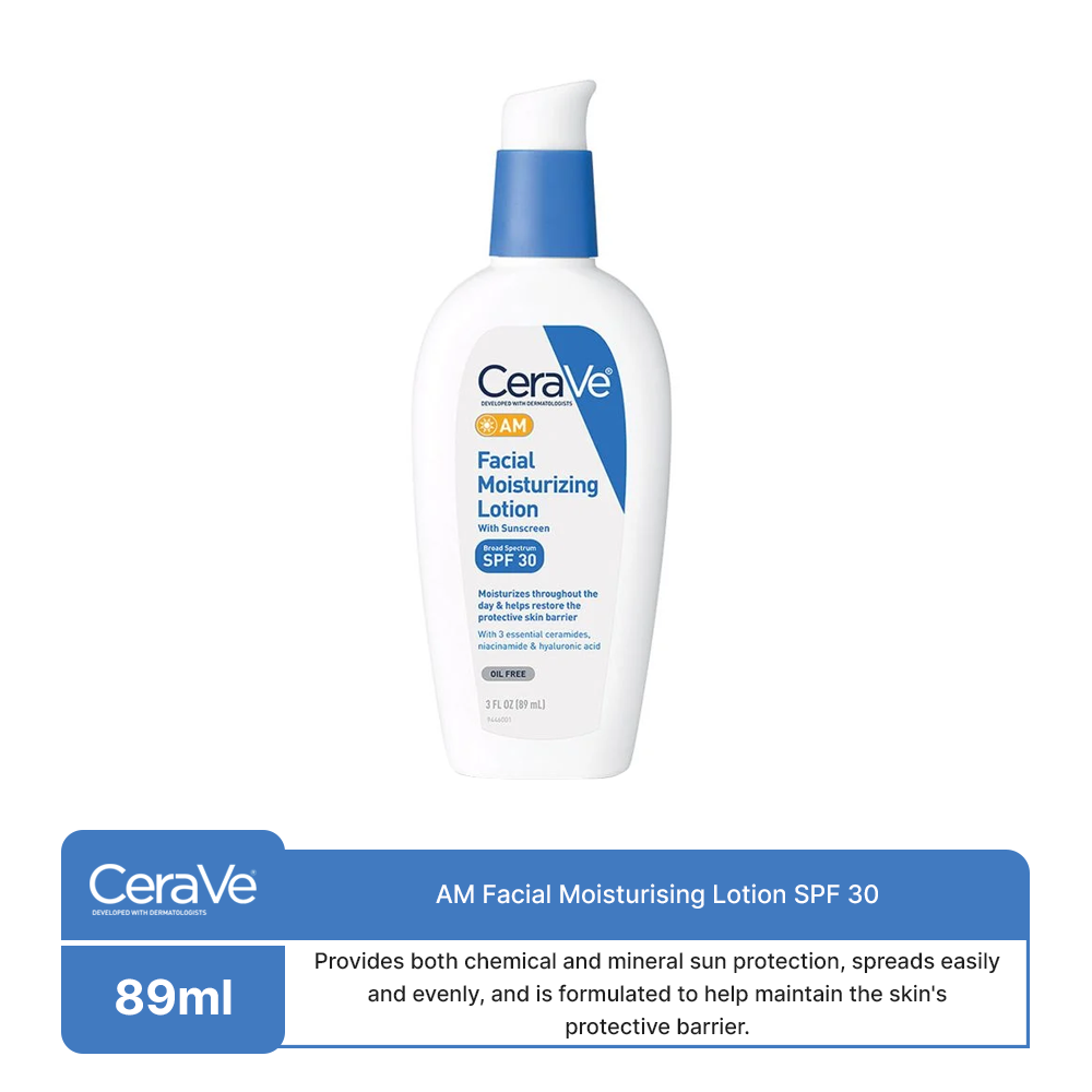 CeraVe- AM Facial Moisturising Lotion SPF 30 89ml – Bagallery