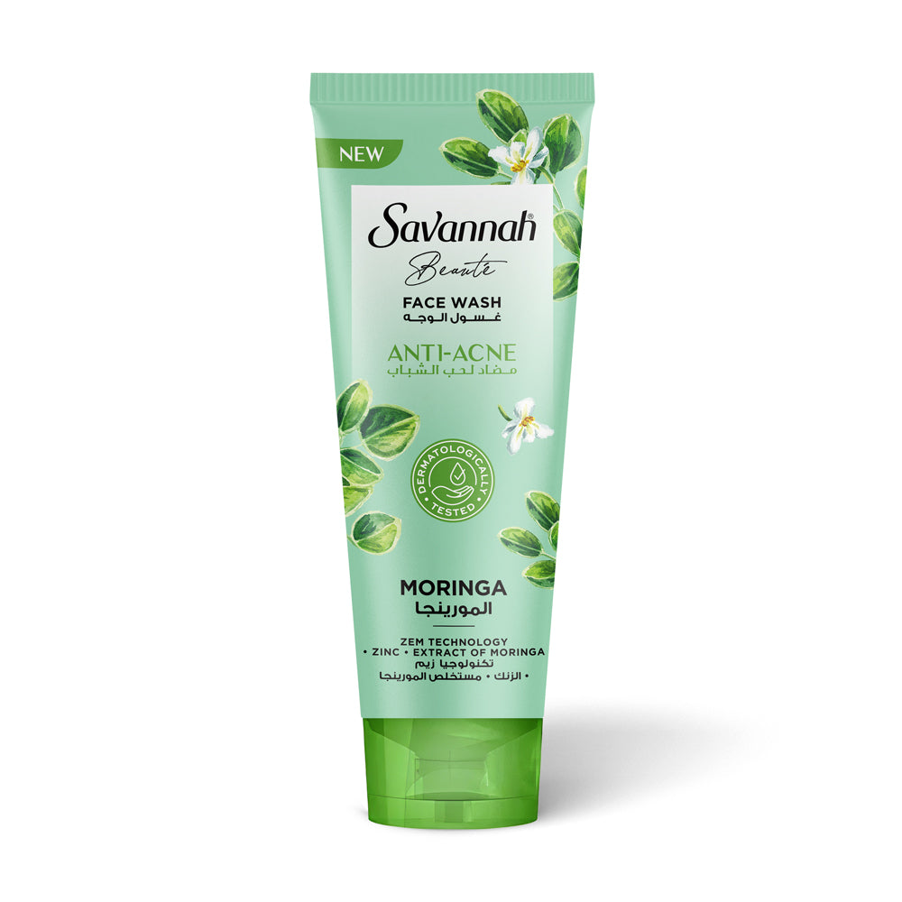 Savannah - Moringa For Anti Acne Facewash 100 Ml – Bagallery