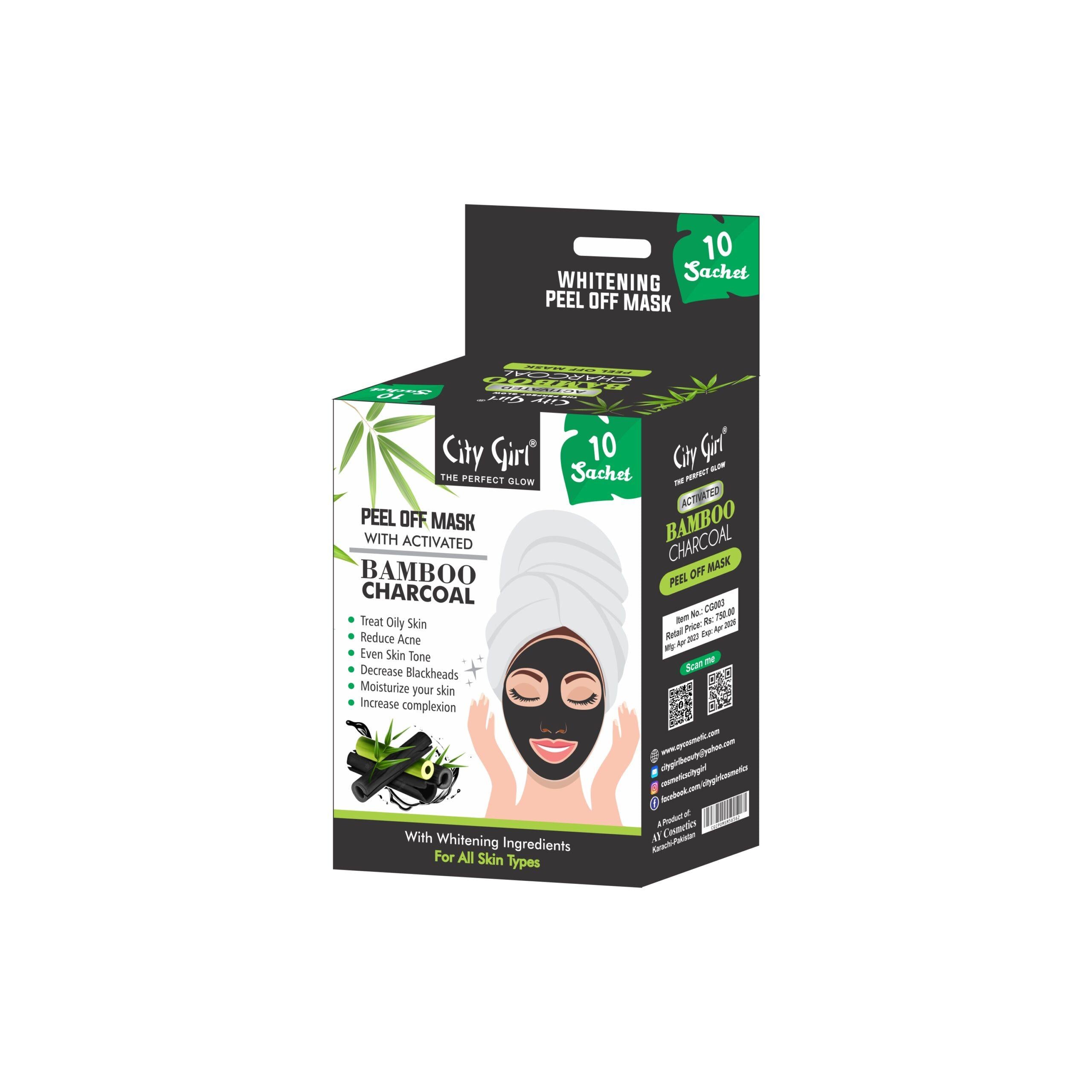 City Girl - Charcoal Peel Off Face Mask Sachet (200g) – Bagallery