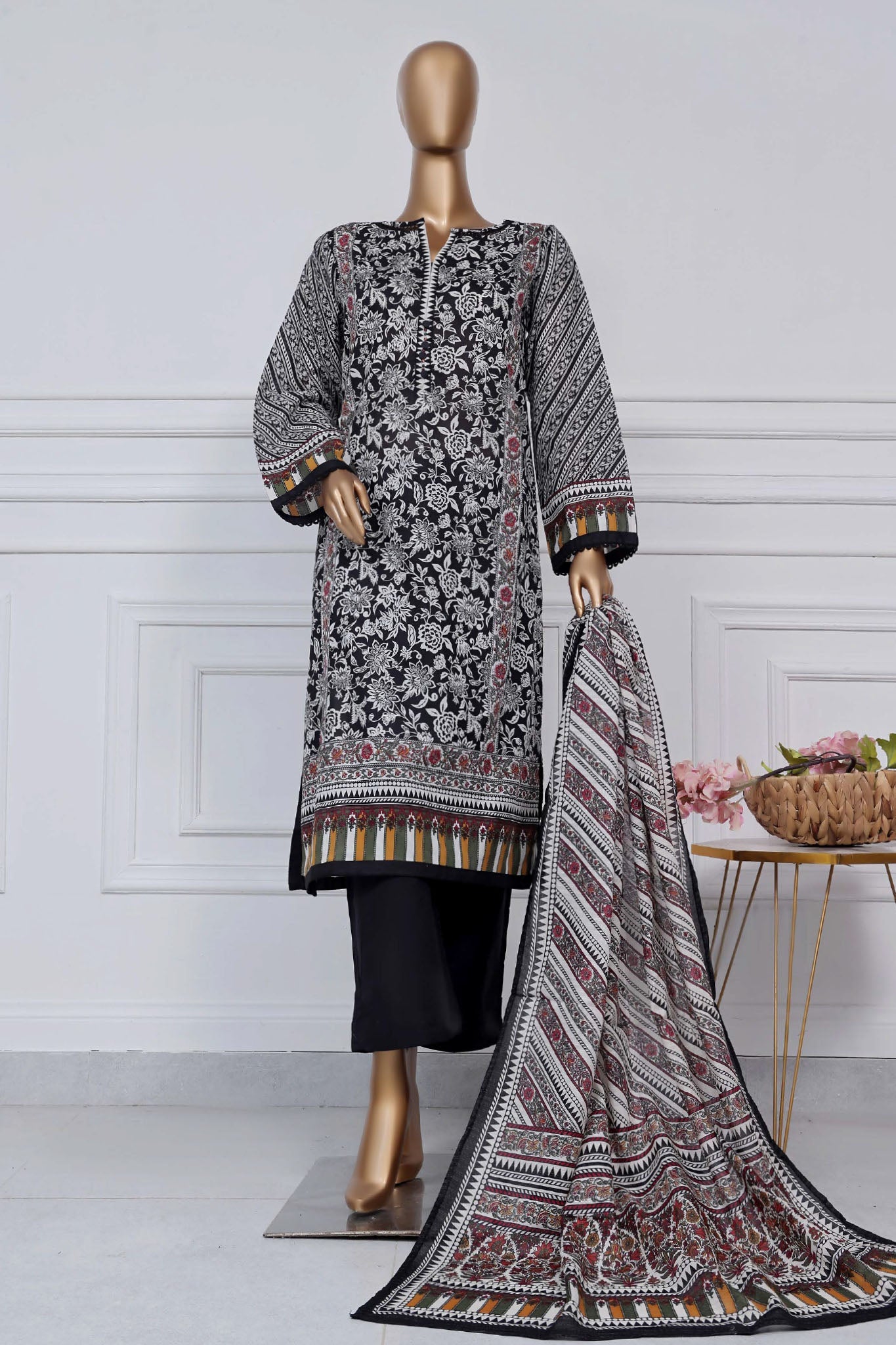 Sada Bahar Stitched 3 Piece Printed Lawn Vol-02 Collection'2025-D-12-B ...