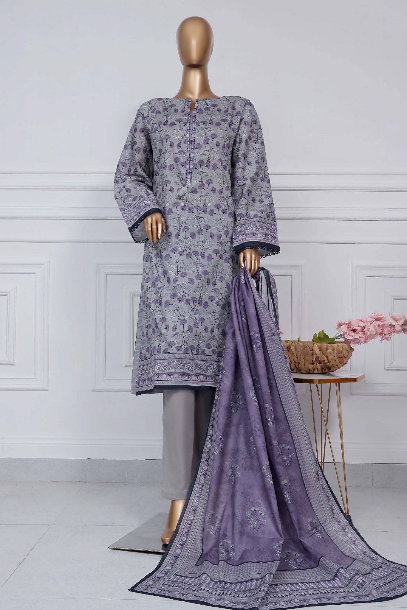 Sada Bahar Stitched 3 Piece Printed Lawn Vol-02 Collection'2025-PR-949 ...