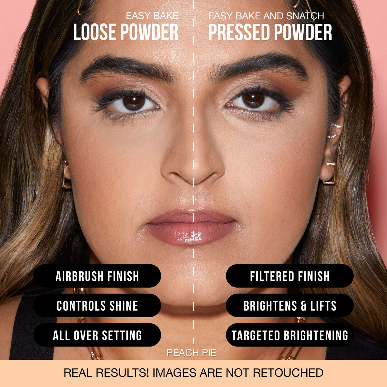 Huda Beauty - Easy Bake and Snatch Pressed Brightening and Setting Pow ...