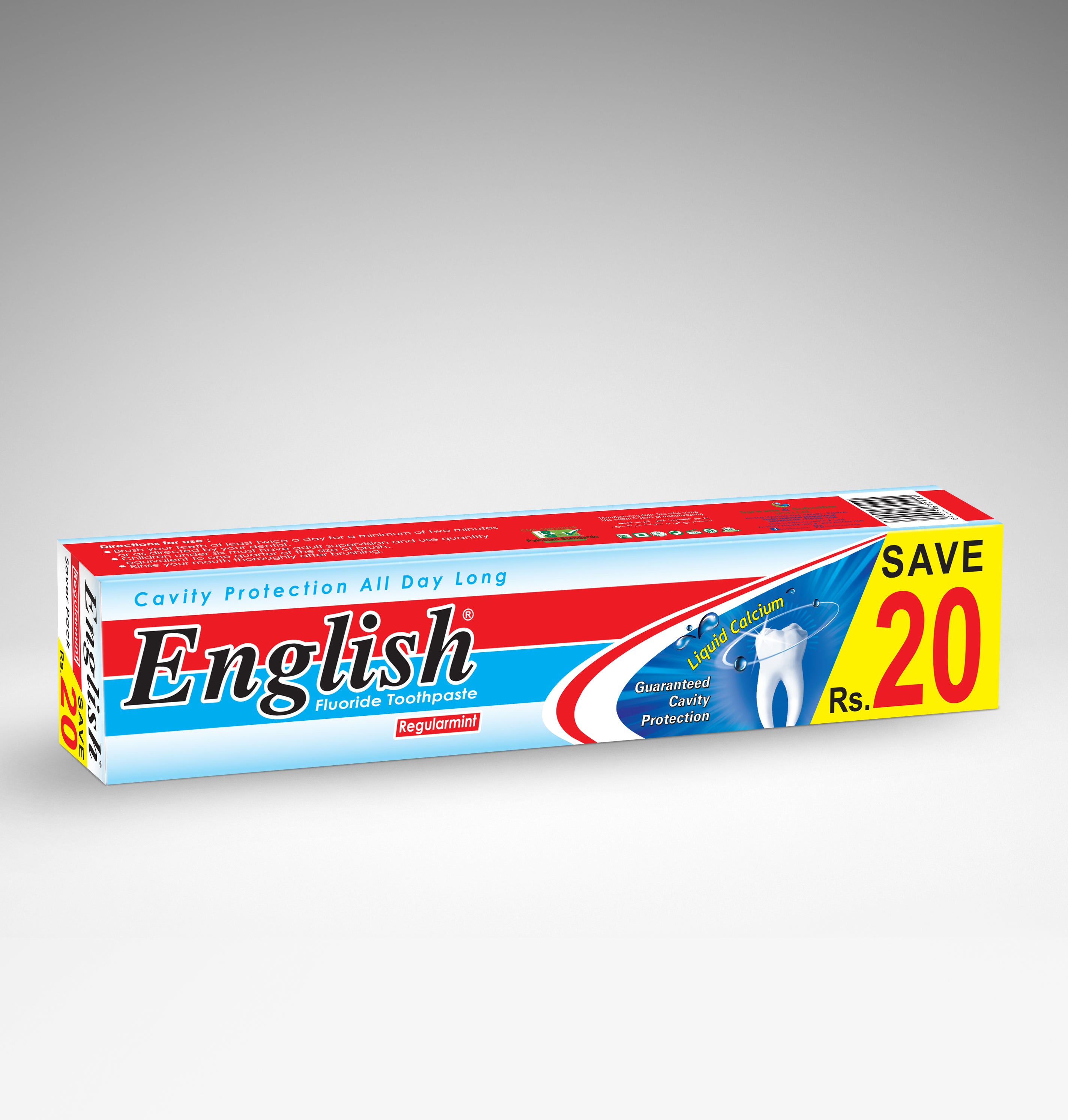 English Cares - Regularmint Toothpaste - Saver Pack - FOC – Bagallery