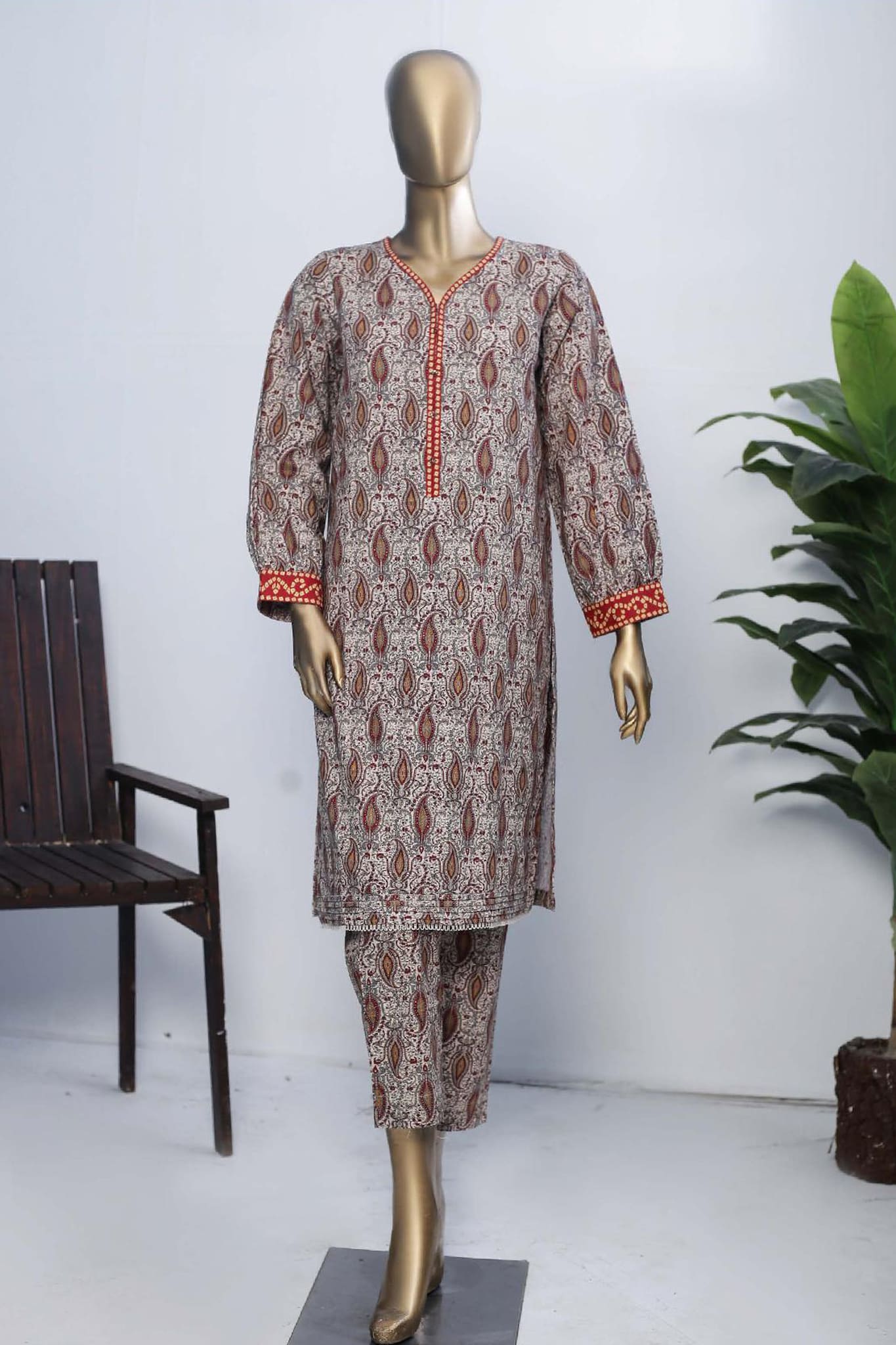 Janaan by Bin Saeed Stitched 2 Piece Printed Khaddar Collection'2022-K ...