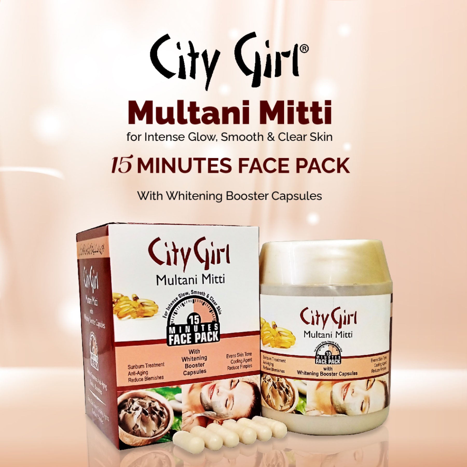 City Girl - Multani Mitti Jar (155g) – Bagallery