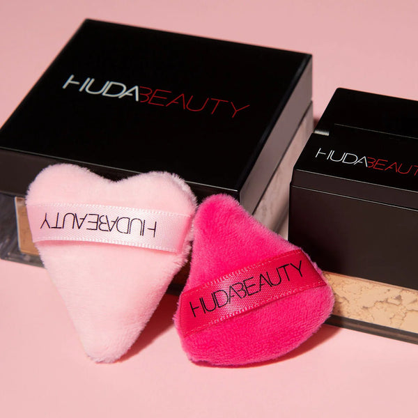 Huda Beauty - Mini Powder Puff Set - Pink & Magneta – Bagallery