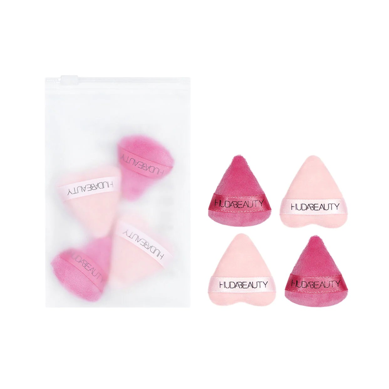 Huda Beauty - Mini Powder Puff Set - Pink & Magneta – Bagallery