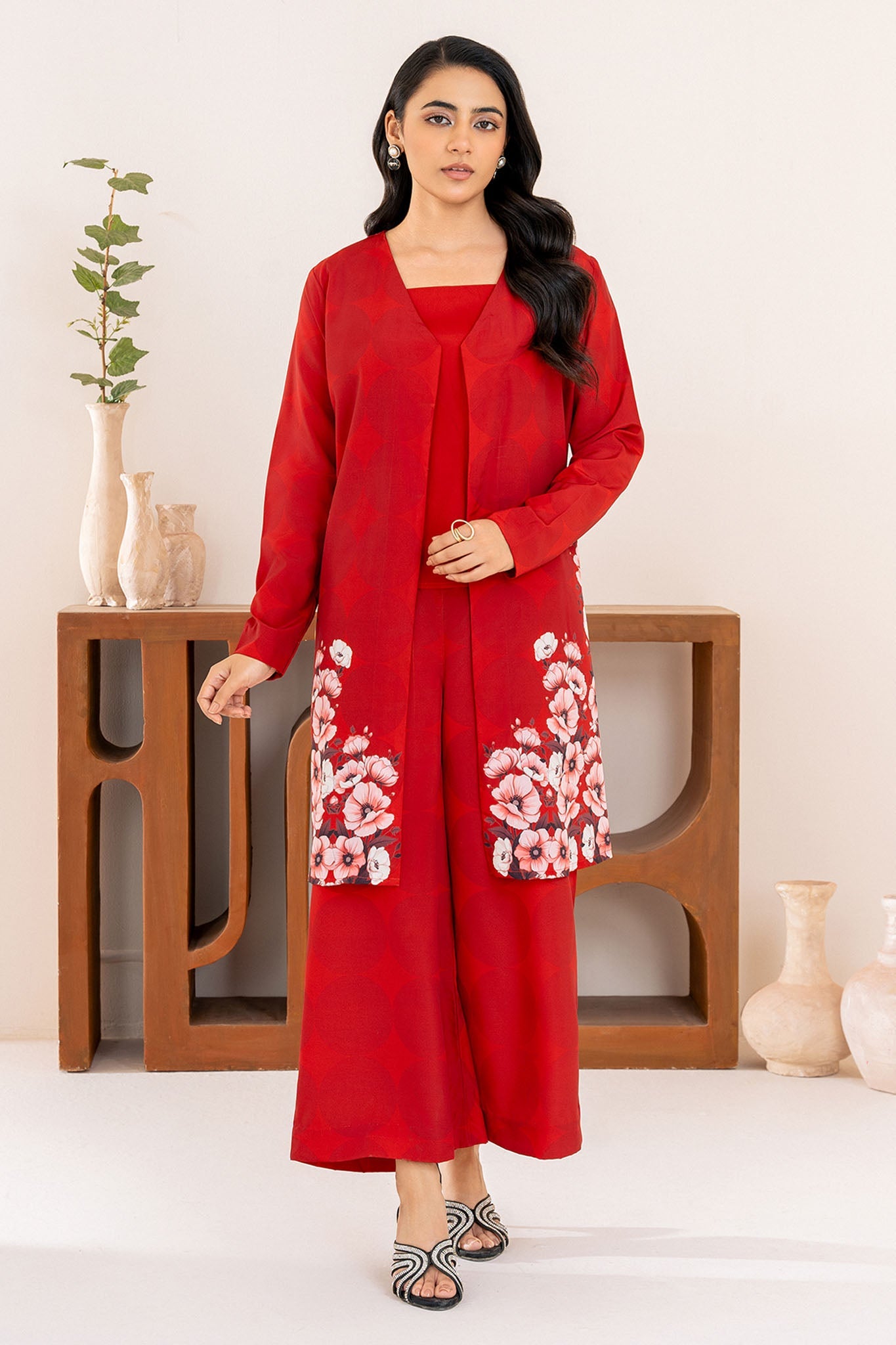 Velora By Stitch Vibes Stitched 3 Piece Collection'2024-Rosette Bloom – Bagallery