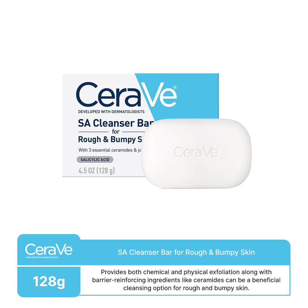 CeraVe- SA Cleanser Bar for Rough & Bumpy Skin 128g – Bagallery