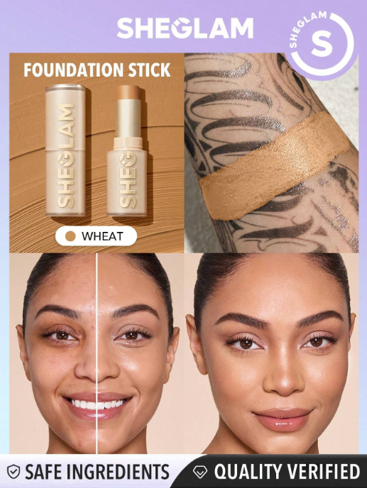 SHEGLAM - Skin Magnet High Coverage Foundation Stick - Wheat – Bagallery
