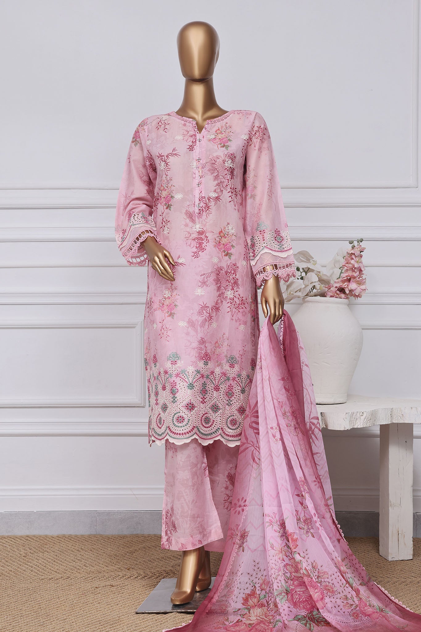 Sada Bahar Stitched 3 Piece Printed Chikankari Vol-01 Collection'2025 ...