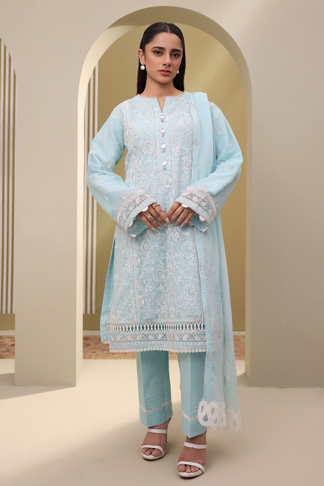 Zellbury Unstitched 3 Piece Summer Lawn Vol-02 Collection'2025-WUS-015 ...