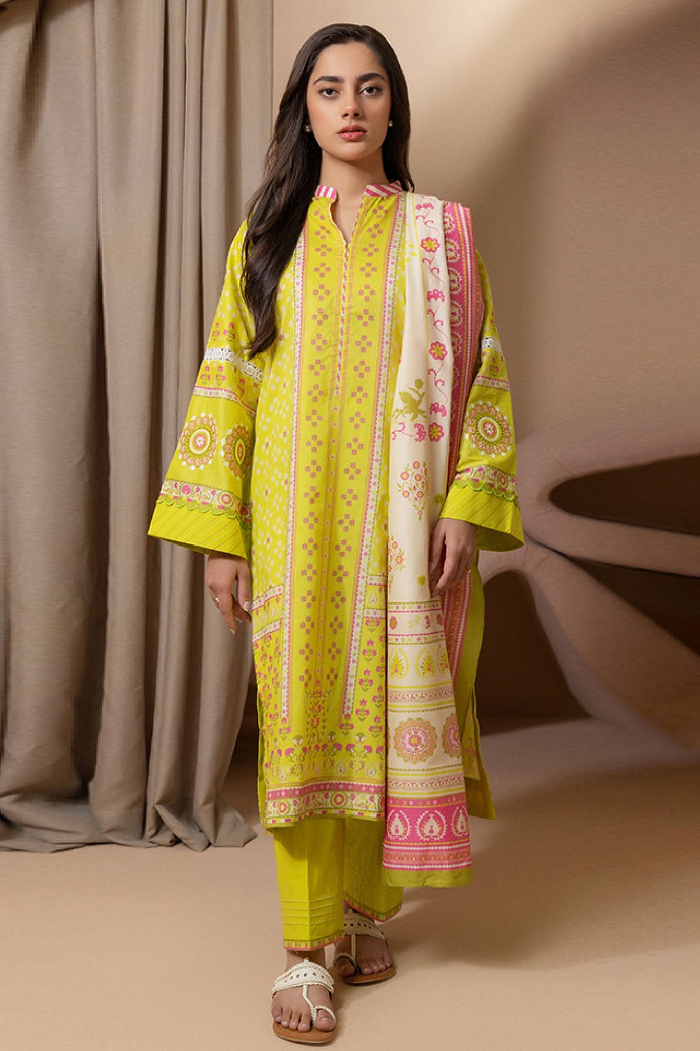 Zellbury Unstitched 3 Piece Summer Lawn Vol-03 Collection'2025-WUS-020 ...