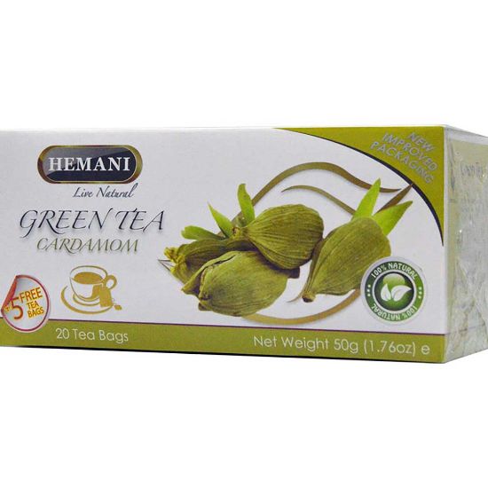 Hemani Herbals - HEMANI GREEN TEA CARDAMON – Bagallery