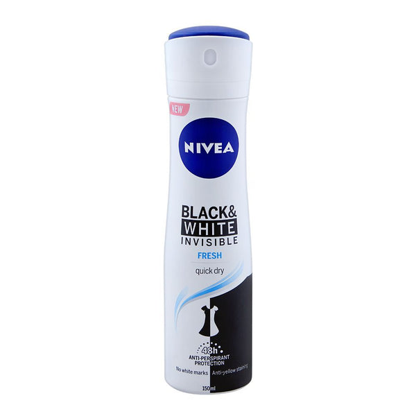 Nivea- Body Spray 150ML Black & White Fresh – Bagallery