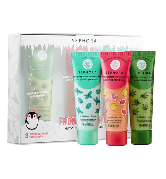Sephora Collection- Frosted Party Multi - Sensorial Face Mask Set Baga ...