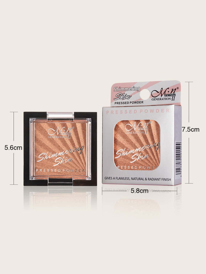 Shein- Long-Wearing Metallic Compact Highlighter Copper – Bagallery