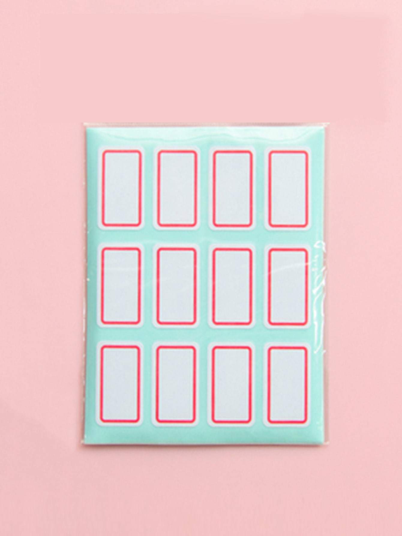 Shein- 12sheets Label Sticker – Bagallery