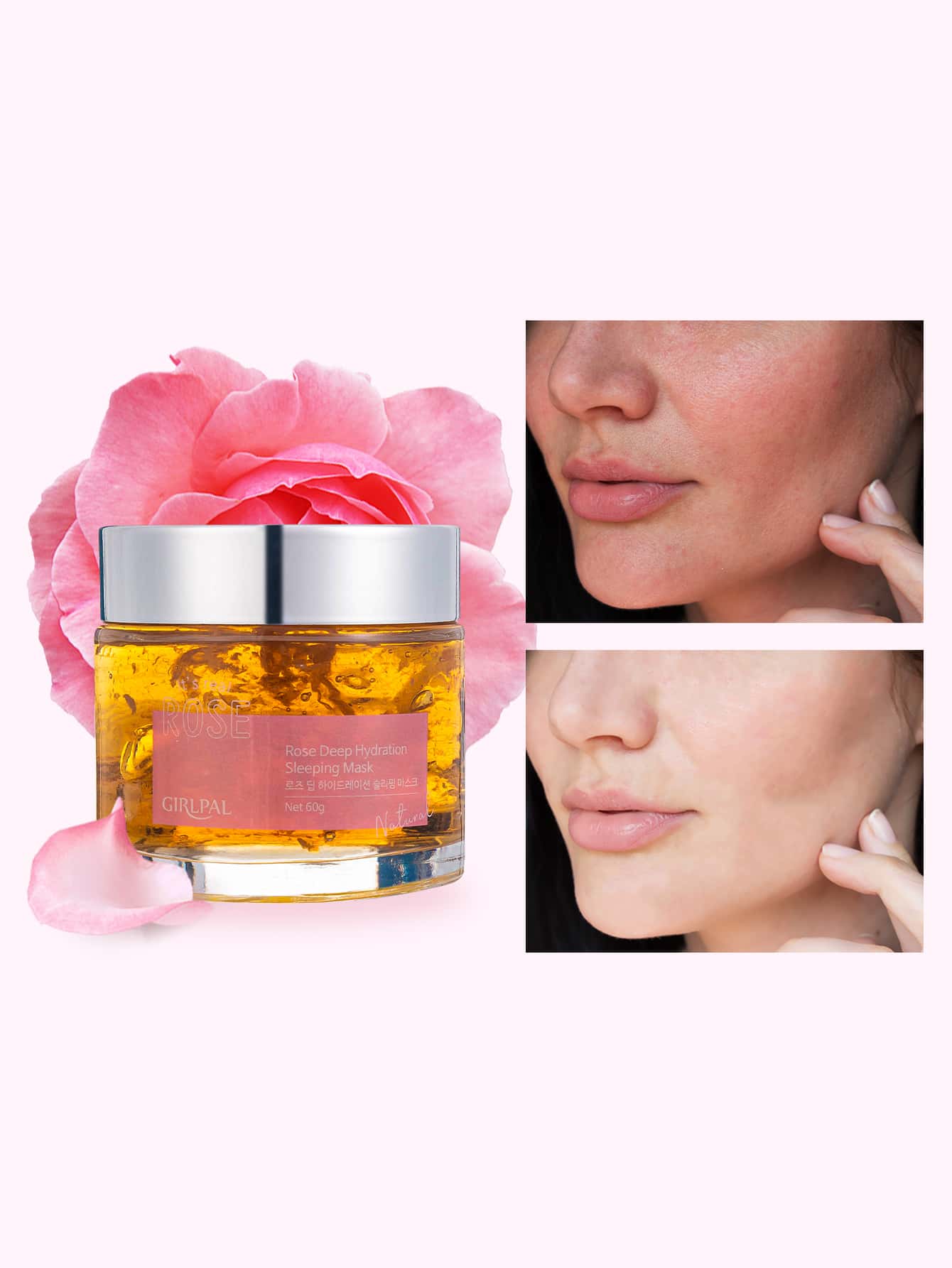 Shein- Rose Hydrating Sleep Facial Cream, 60g – Bagallery