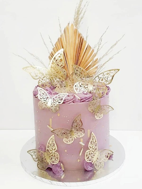 SHEIN Butterfly Cake Decorations 12 Pieces – Bagallery