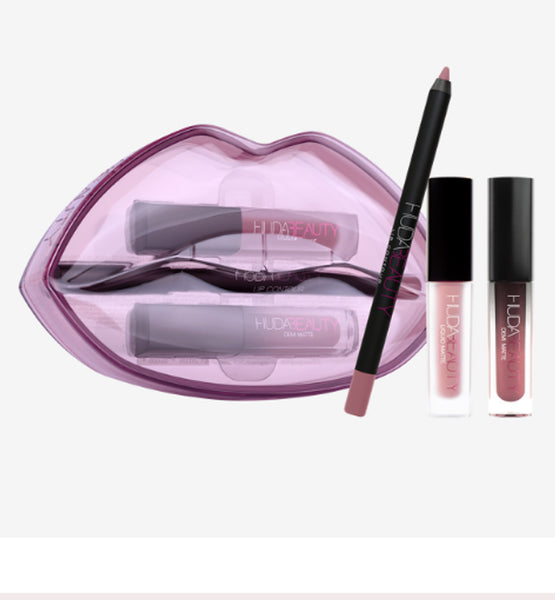 Huda Beauty-Matte & Cream Lip Set Provocateur & Muse Bagallery