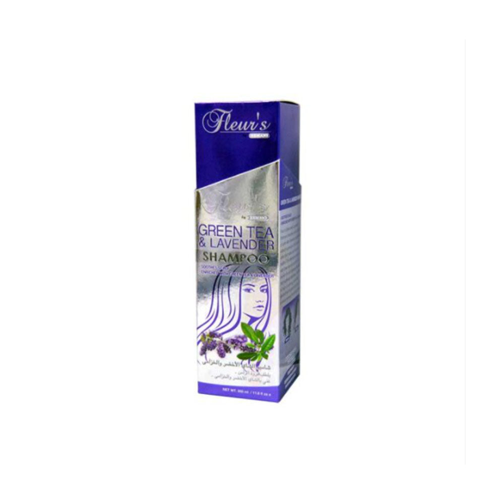 Hemani Herbal- Fleur's Green Tea & Lavender Shampoo 350gm – Bagallery