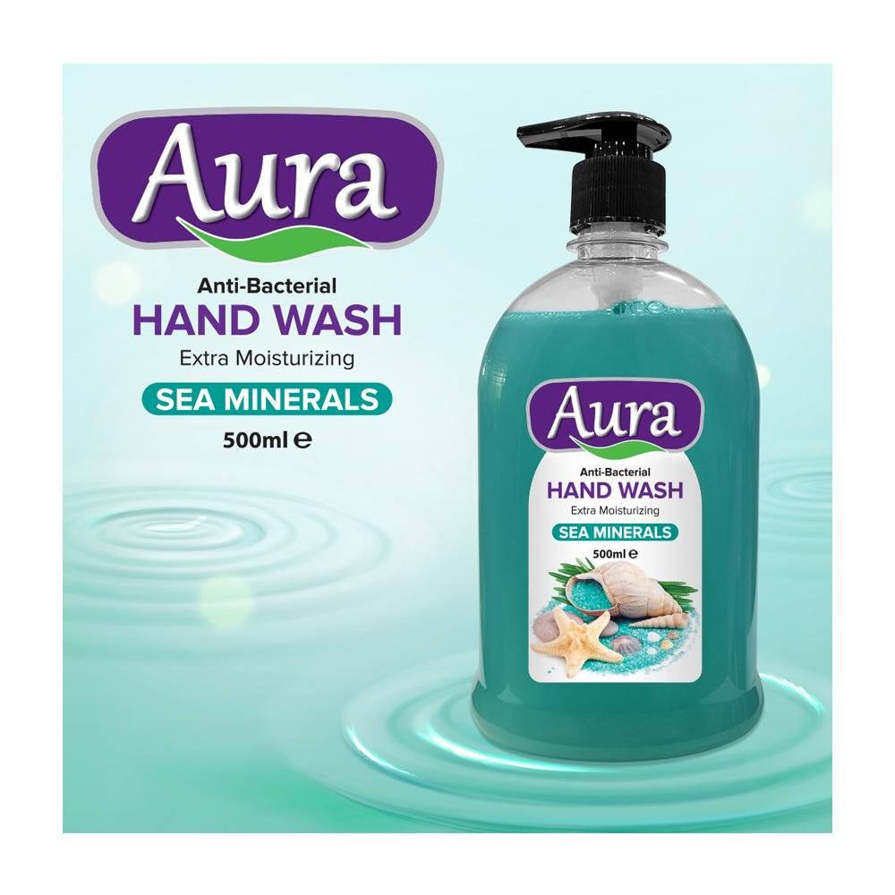 Aura- Hand wash Sea Minerals Green, 500ml – Bagallery