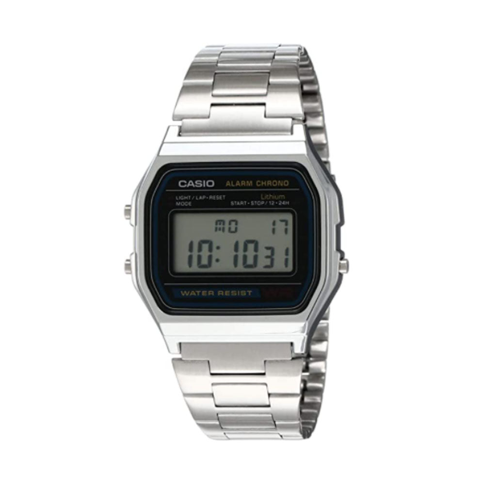 Casio General- Men's A158WA-1DF Stainless Steel Digital Watch – Bagallery