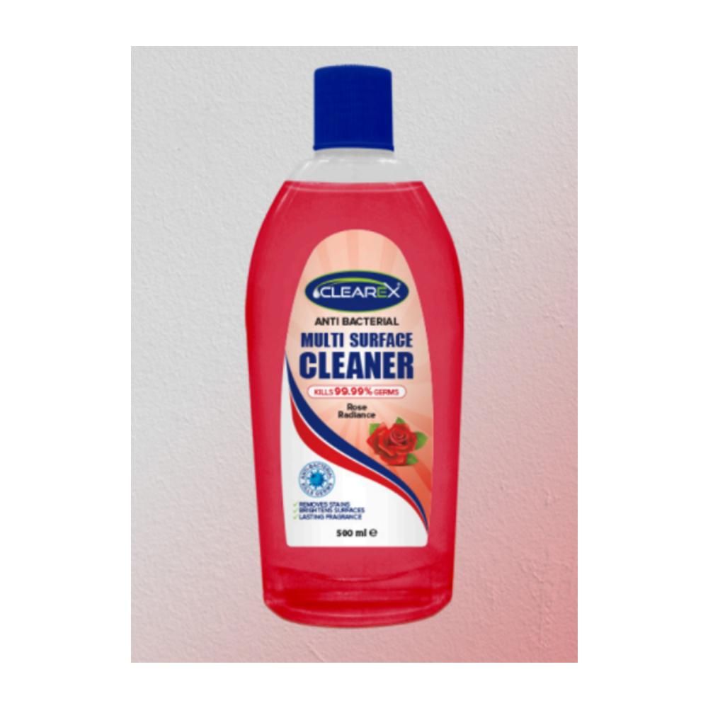 Clearex- Anti Bacterial Multi Surface Cleaner Rose, 500ml – Bagallery