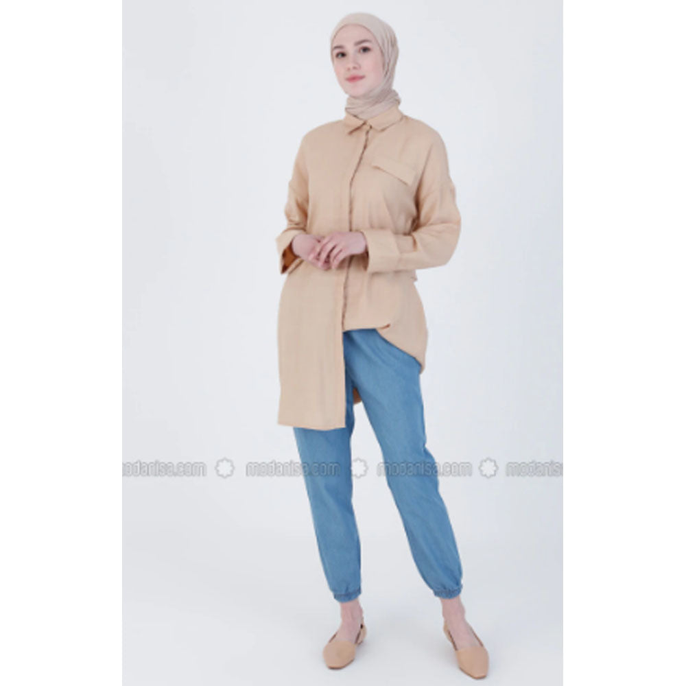 Modanisa- Hijab World Blue-Pants – Bagallery