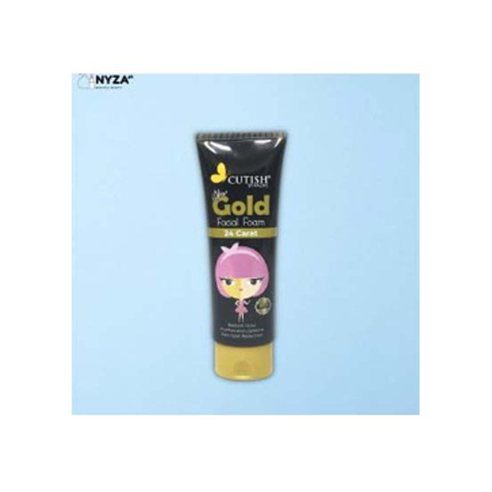 Cutish- 24 karat gold facial foam – Bagallery