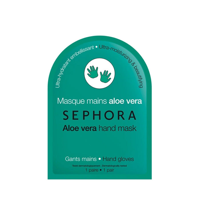 Sephora- Hand Mask, Aloe Vera - Ultra-moisturizing & Beautifying ...