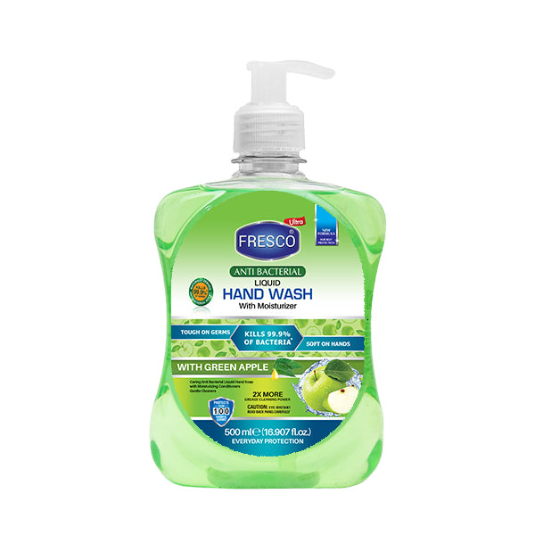 Fresco Hand Wash Green Apple 500Ml – Bagallery