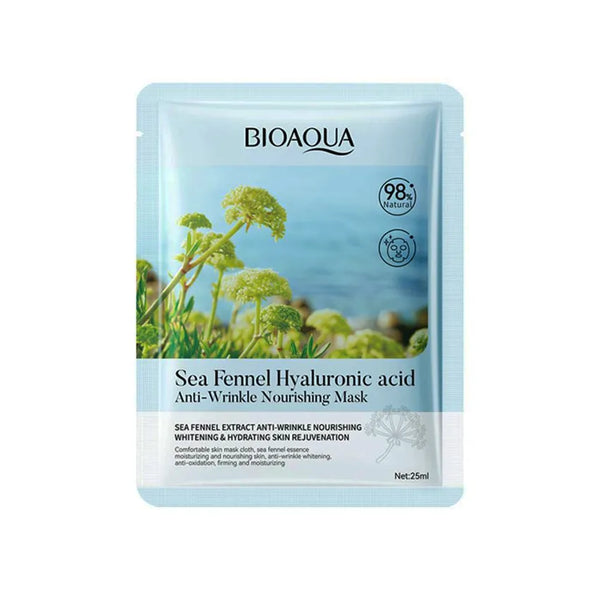 Bio Aqua- Sea Fennel Hyaluronic Acid Anti Wrinkle Nourishing Mask 25ml ...