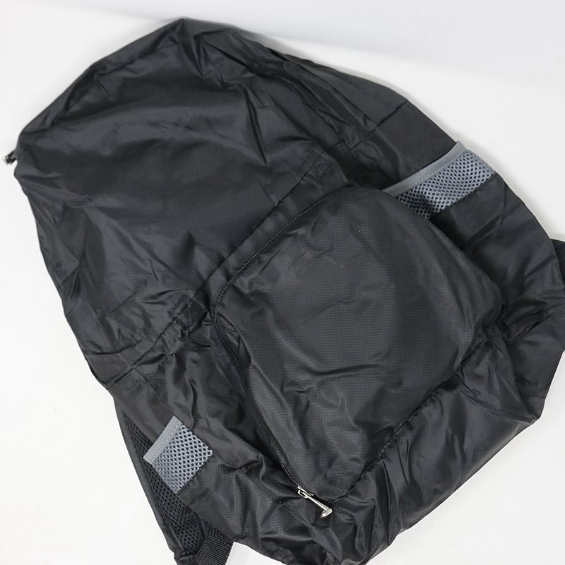 Mumuso- Foldable Backpack -Black – Bagallery