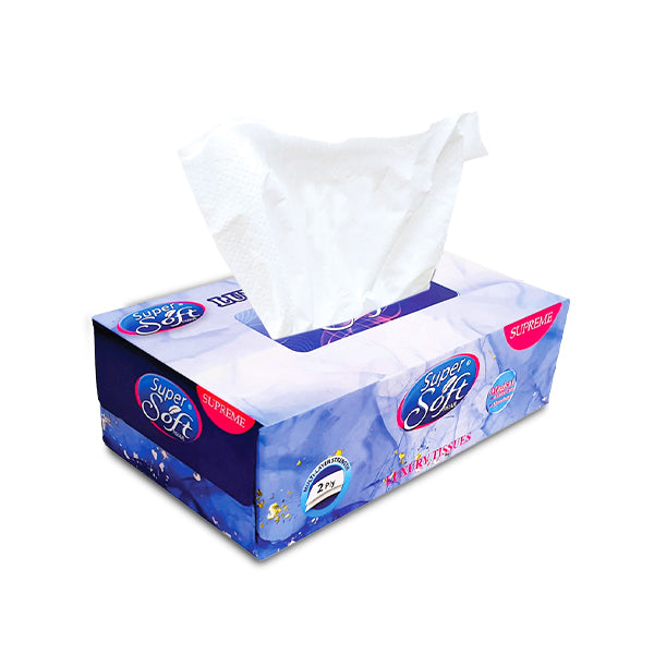 Super Soft Tissue Box Supreme Size 17X20 100-Sheets – Bagallery