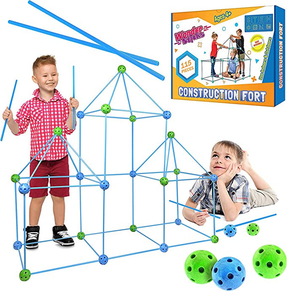 Home.Co- Kids Construction Fort Building Kit – Bagallery