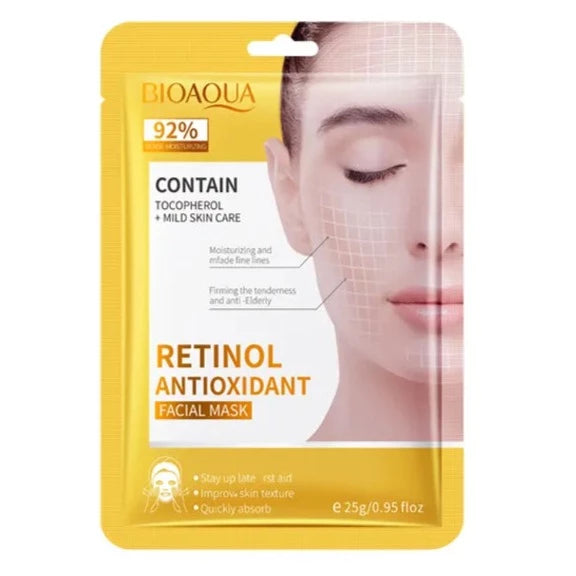 Bio Aqua- Retinol Antioxidant Facial Mask 25g – Bagallery