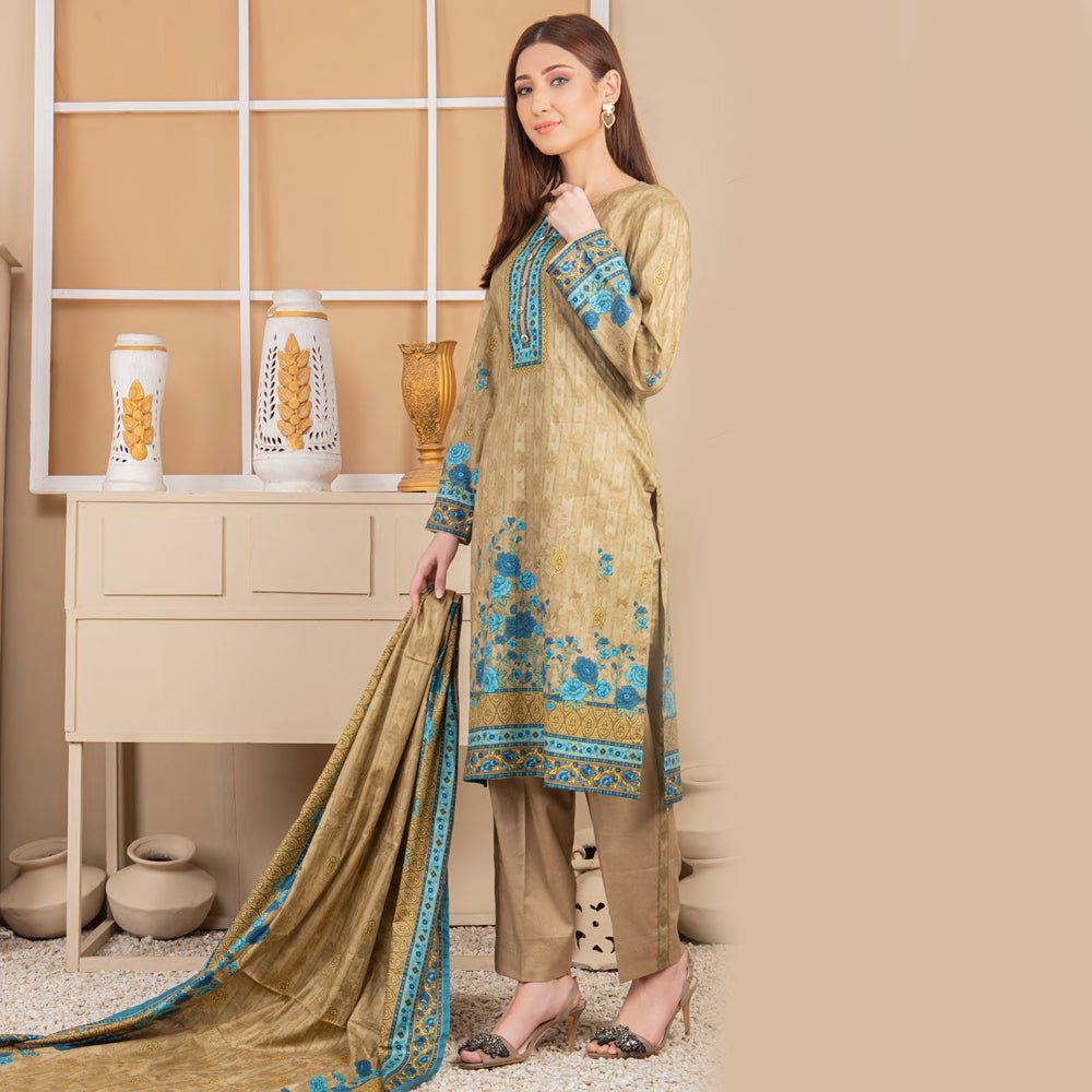 Maria Designer By Five Star- Unstitch Lawn 3 Piece- MD-12 – Bagallery